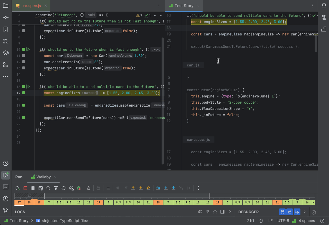 Test Story Viewer | Wallaby