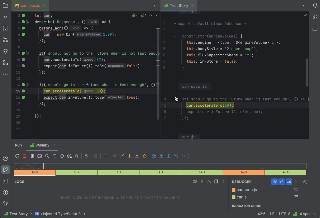 Test Story Viewer | Wallaby