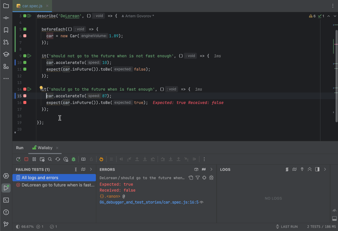 Test Story Viewer | Wallaby