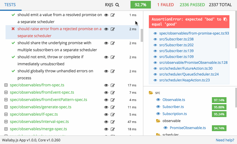 Wallaby.js Introduction: Wallaby App